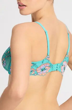 SAVAGE X FENTY Floral Trip Lace Unlined Plunge Bra