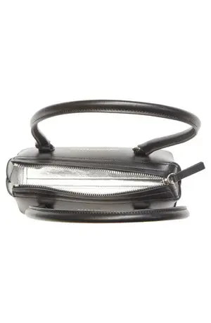 MAISON MARGIELA Mini Bauletto Leather Shoulder Bag - Black