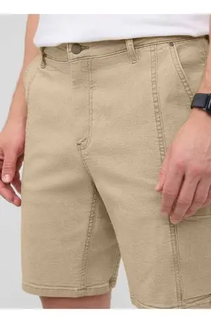 DUER Stretch Canvas Cargo Short - Tan