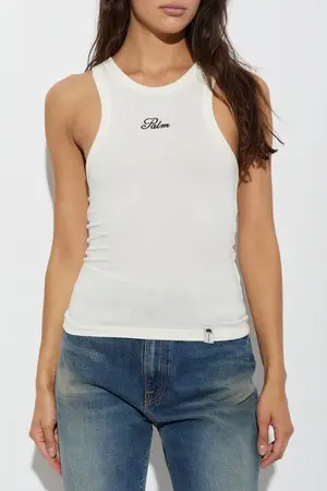Palm Angels Sleeveless Knit Top