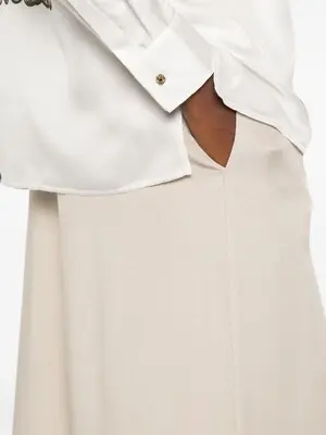 Max Mara Silk Trousers