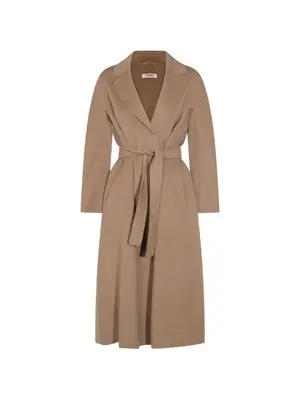 Max Mara Wool Long Coat - Beige
