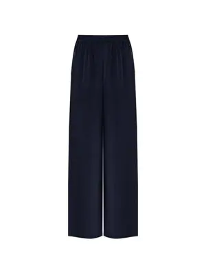 Max Mara Silk Trousers - Blue