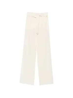 Max Mara Wool Trousers - White