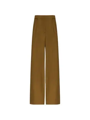 Max Mara Wool Trousers - Brown