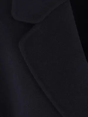 Max Mara Wool Midi Coat - Blue