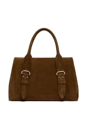 Max Mara Suede Leather Handbag