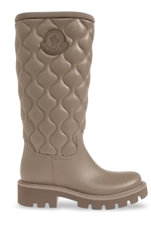 Moncler Insulated Rubber Boots "kickstream - Beige
