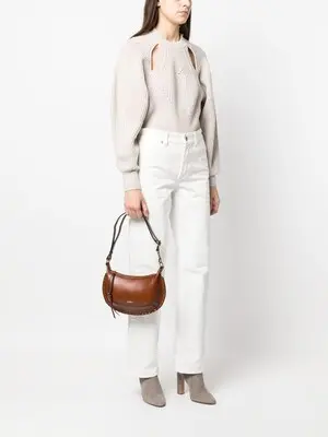 Isabel Marant Étoile Oskan Moon Shoulder Bag - Brown
