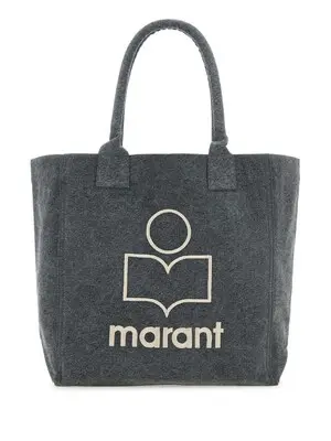 Isabel Marant Étoile Yenky Small Cotton Tote - Black
