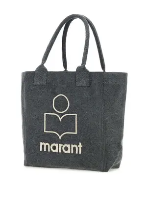 Isabel Marant Étoile Yenky Small Cotton Tote - Black