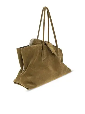 Attico La Passeggiata Medium Leather Shoulder Bag