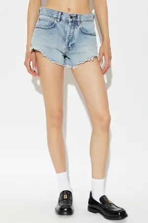 Balenciaga Denim Shorts