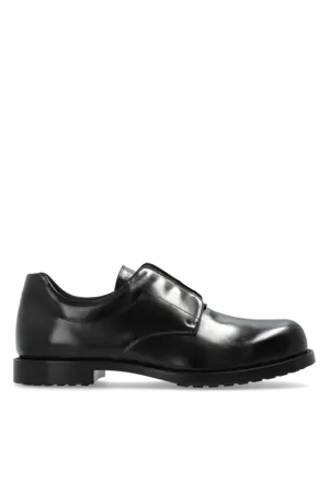 Balenciaga Leather Derby Shoes - Black