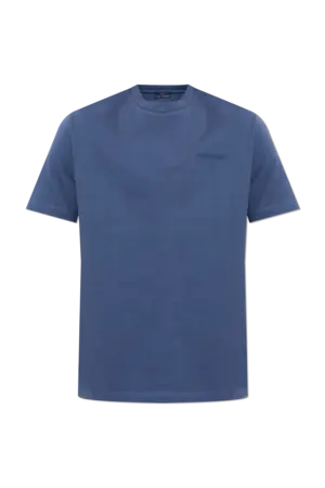 Paul & Shark T-shirt With Embroidered Logo - Blue
