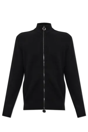 Paul & Shark Cardigan With A Stand-up Collar - Black