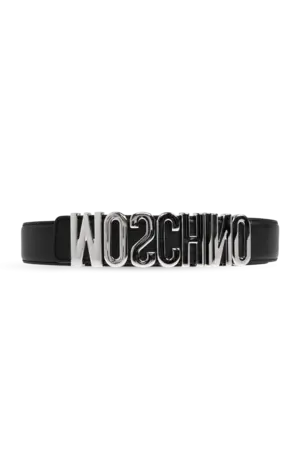 Moschino Leather Belt - Black