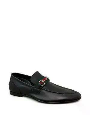 Gucci Como Horsebit-detail Loafers - Black