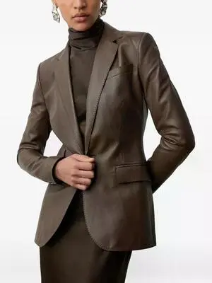 Ralph Lauren Parker Leather Blazer