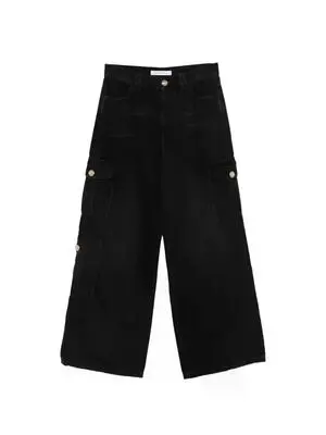 SIMONA CORSELLINI Cargo-pocket Jeans - Black