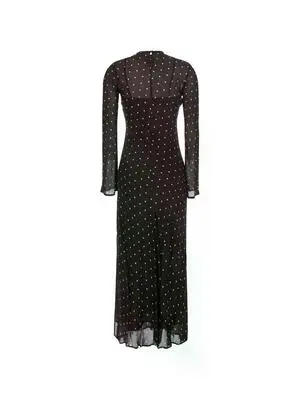 SEMICOUTURE Polka-dot Dress - Brown