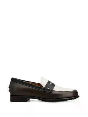 TOD'S Panelled Leather Loafers