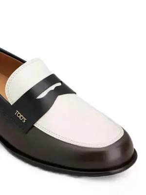 TOD'S Panelled Leather Loafers