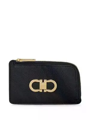 FERRAGAMO Gancini Hammered Card Holder
