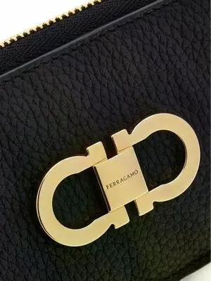 FERRAGAMO Gancini Hammered Card Holder