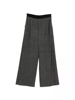 Liviana Conti Herringbone-pattern Pocket Trousers