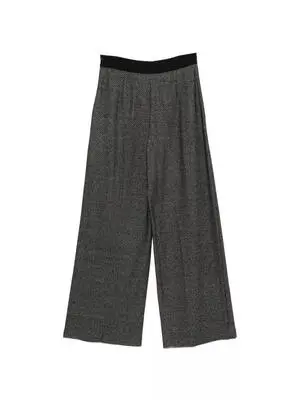 Liviana Conti Herringbone-pattern Pocket Trousers