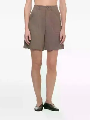 EMME Emmadorini Linen Bermuda Shorts
