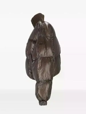 DIESEL® Quilted Jacket With Ribbed Funnel Neck