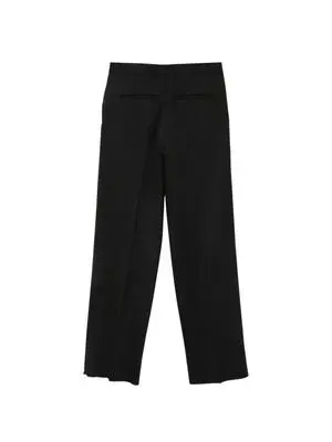 LARDINI Pleated Tailored Trousers - Black