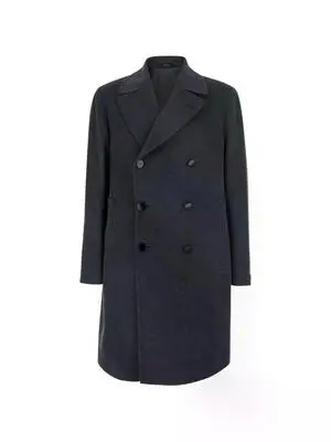 Tagliatore Strap-detail Double-breasted Coat
