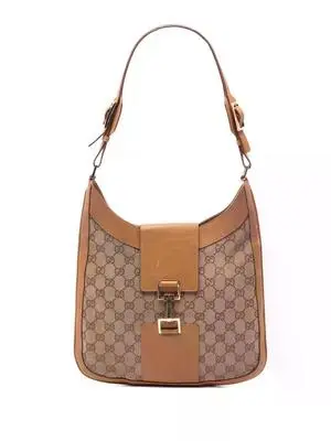 Gucci 2000-2015 Gg Canvas Jackie Shoulder Bag - Neutrals