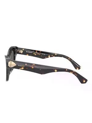Burberry Tortoiseshell Geometric Sunglasses