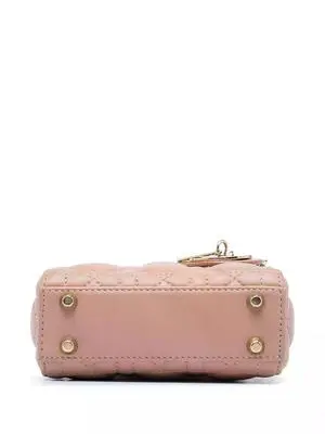 Dior 2020 Micro Lambskin Cannage Lady Satchel