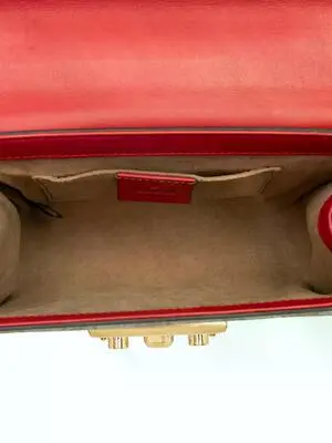 Gucci 2016-2026 Small Gg Supreme Padlock Crossbody Bag
