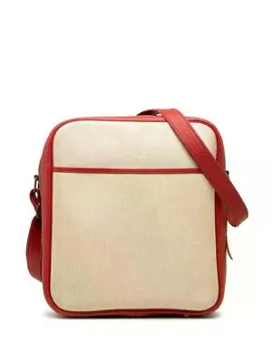 Hermès 20th Century Toile And Clemence Victoria Messenger Bag Crossbody Bag - Brown