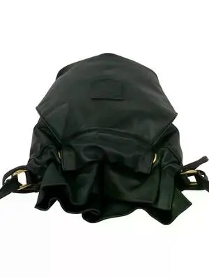 Celine 1990-2010 Leather Triomphe Bucket Bag