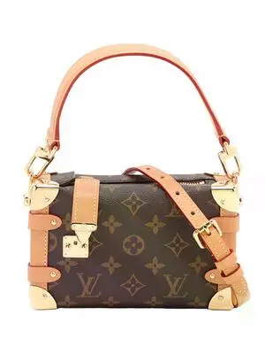 LOUIS VUITTON 2023 Monogram Side Trunk Pm Satchel - Brown