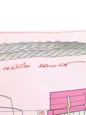 Hermès 2012 Cheval De Mer Silk Scarf 90 Scarves