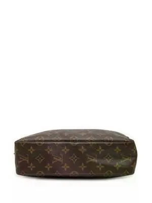 LOUIS VUITTON 20th Century Monogram Trousses Toilette 28 Clutch Bag - Brown