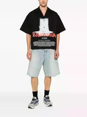 Balenciaga Denim Shorts - Blue