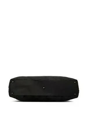 Dior Extra Large Nylon Cannage Lady Satchel - Black