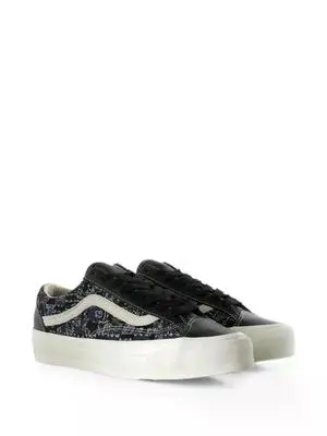 VANS Old Skool 36 Paisley-print Leather Sneakers