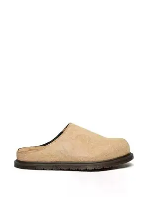 Dr. Martens San Hairy Suede Mules