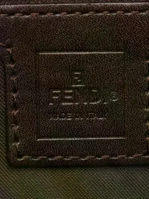 Fendi 20th Century Zucca Canvas Baguette Shoulder Bag