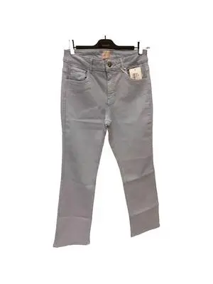 EMME Emmsfinge Logo-patch Slim-fit Flared Denim Jeans - Blue